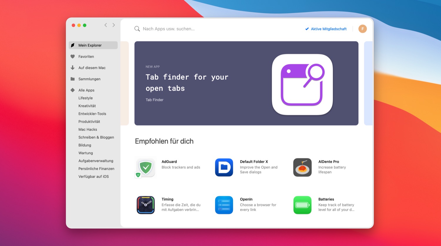 Setapp otrzymuje kolejne programy - macpretorians