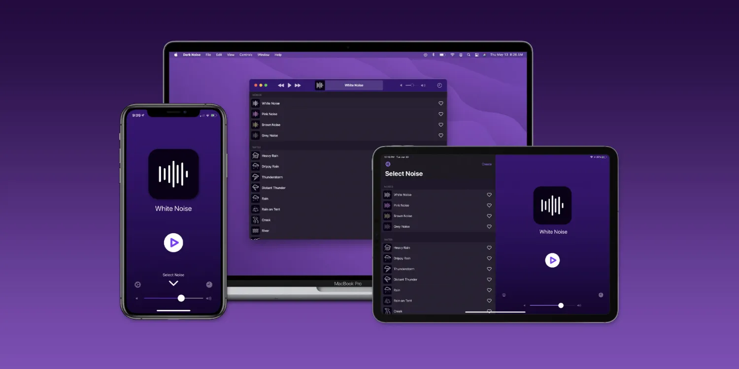 Aplikacja Dark Noise z aktualizacją - macpretorians